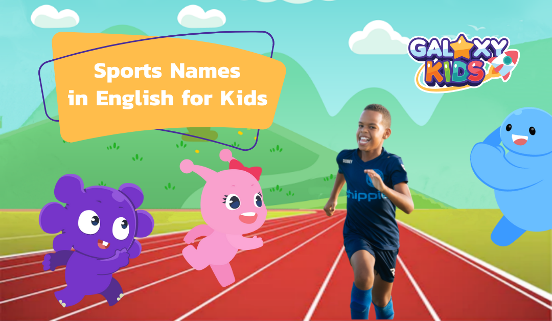 Sports Names in English for Kids - Galaxy Kids
